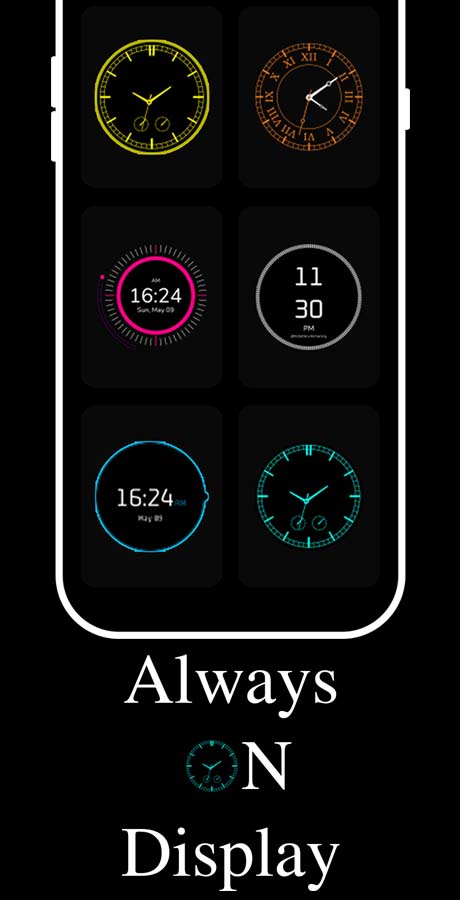 Always on Display - AOD -Screen On - Digital Clocks - Animation Clocks - Emoji Wallpapers by ...